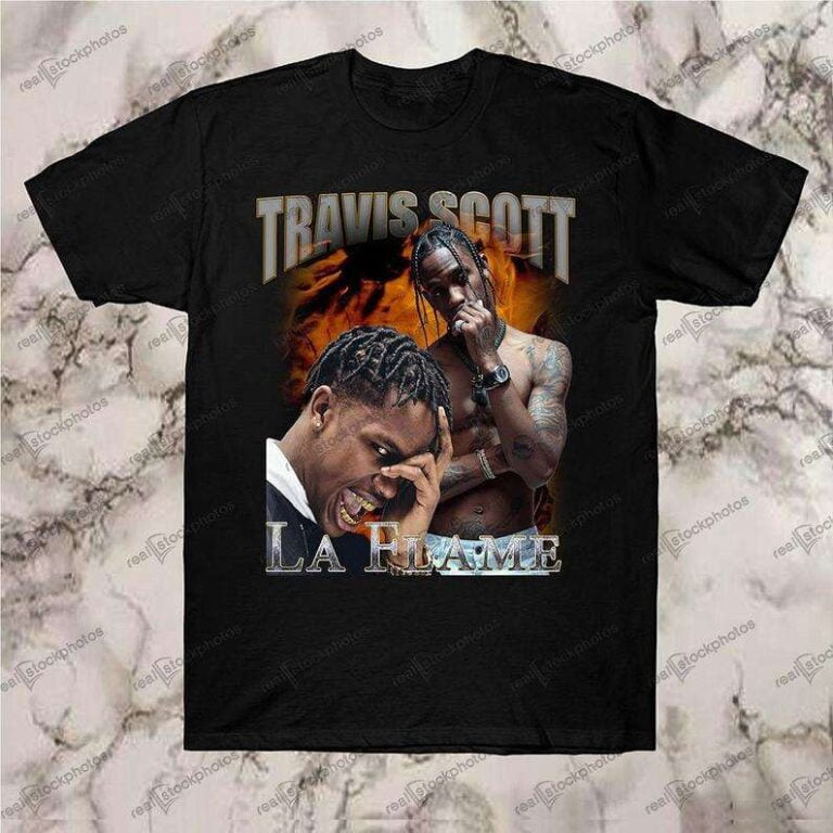 Travis Scott Rapper Retro Vintage Bootleg T-Shirt, hoodie, long sleeve ...