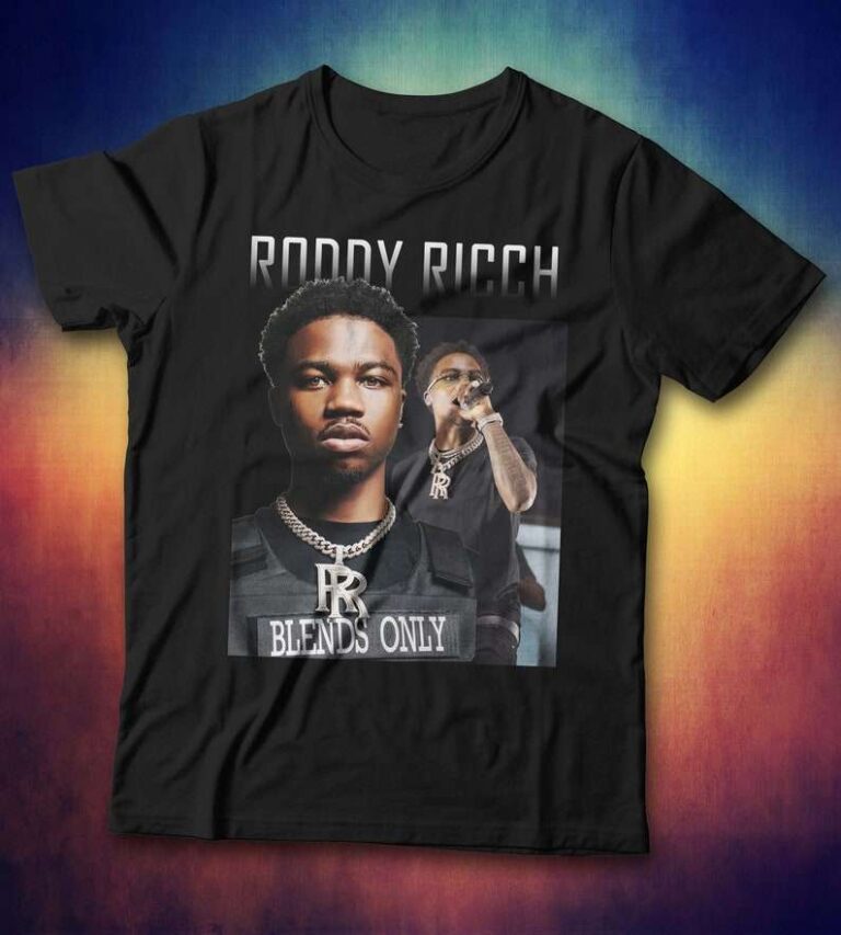 Roddy Ricch American Rapper Unisex T Shirt, hoodie, long sleeve ...
