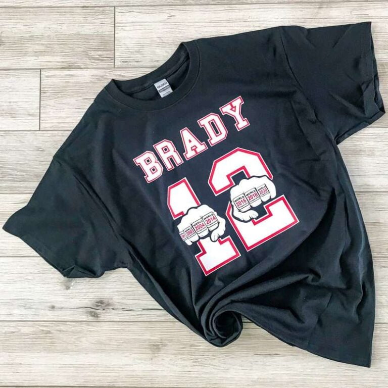 Tom Brady 7 Rings 12 NFL Superbowl Champion T Shirt, hoodie, long ...