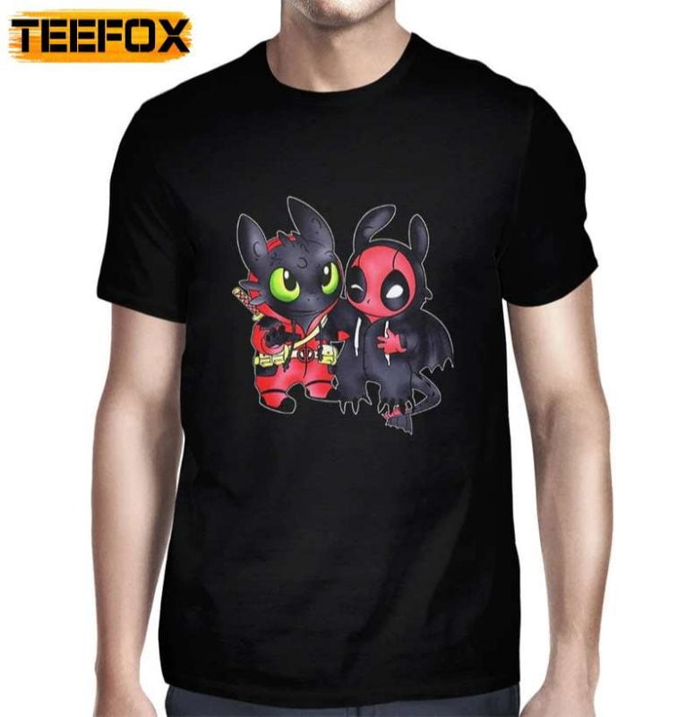 Deadpool and Toothless Funny T-Shirt, hoodie, long sleeve, sweatshirt ...